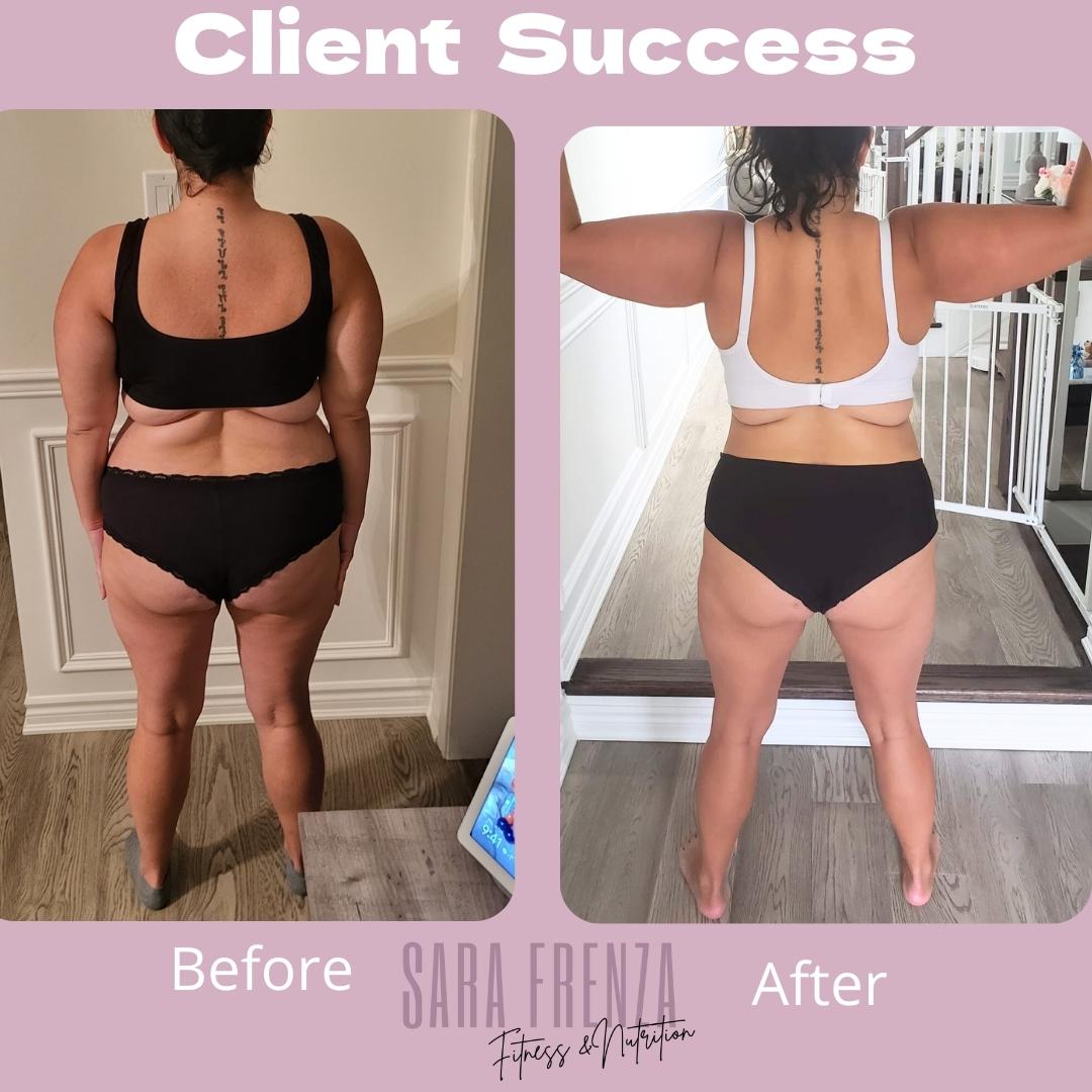Client Transformations - Sara Frenza Fitness and Nutrition